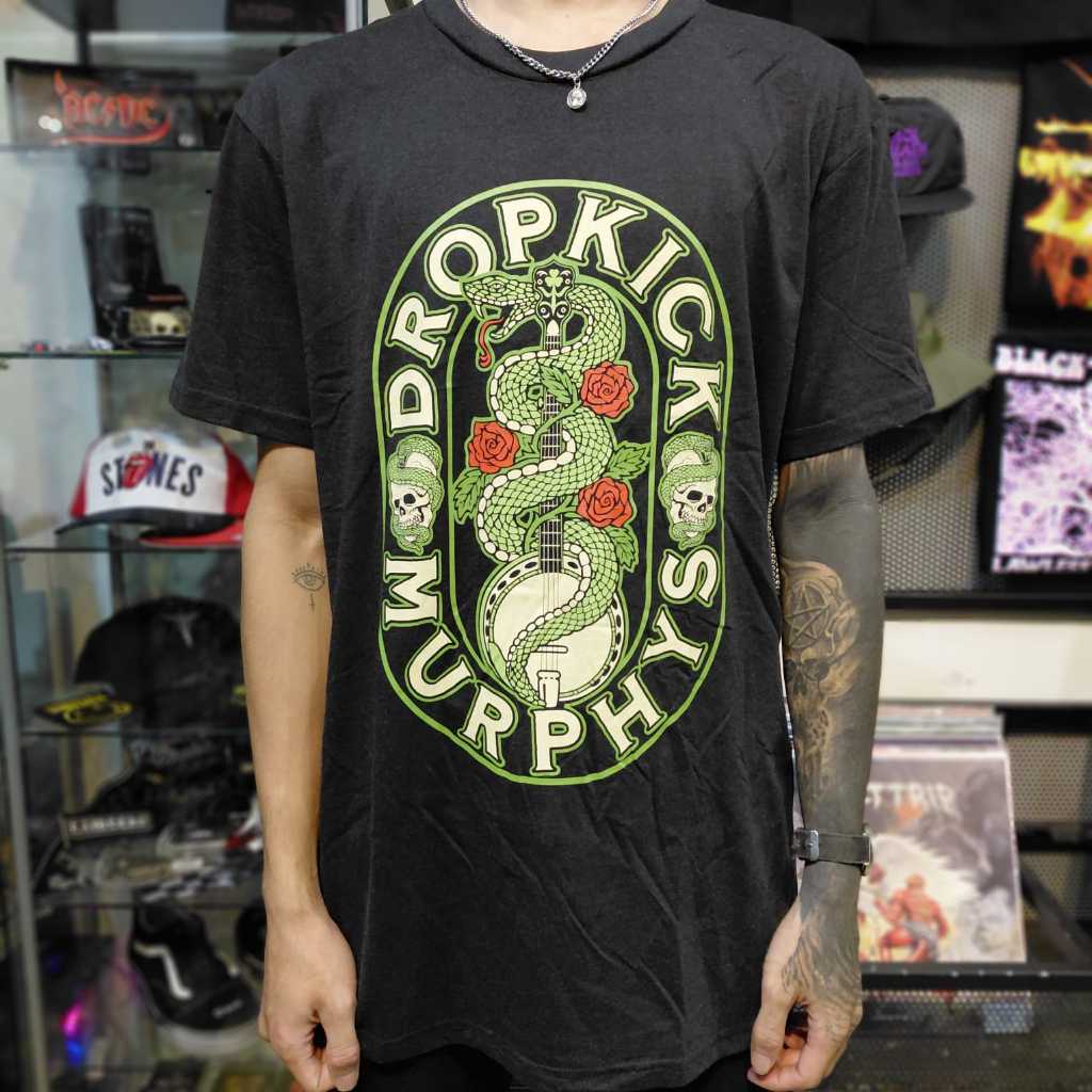 Jual T Shirt Band Official DROPKICK MURPHYS - SNAKE BANJO Original ...