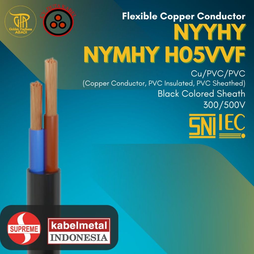 Jual Kabel NYYHY 4x120 mm2 / KABELMETAL (KMI)/ SUPREM CABLE/4x120mm/4 x ...