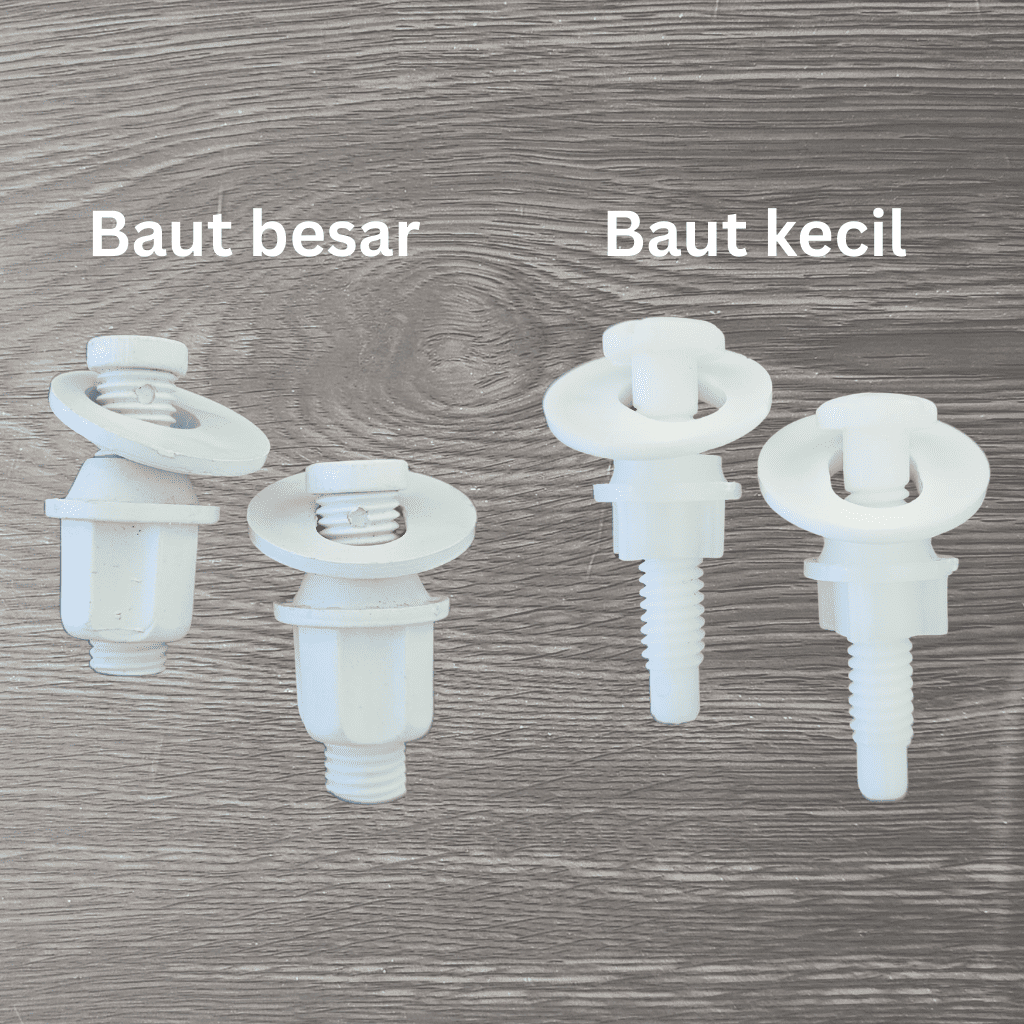 Jual Baut engsel cover seat toto model 108 original bisa untuk tc505 ...