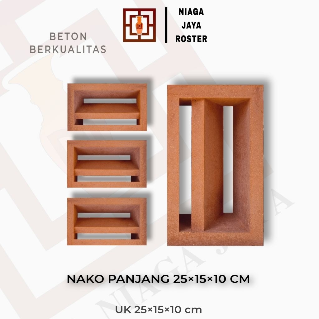Jual NIAGA JAYA ROSTER - Roster Beton Minimalis Nako Panjang, Dua Muka ...