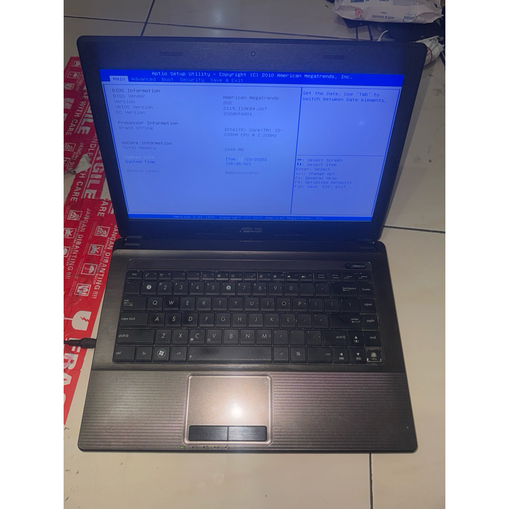 Jual Asus A44H core i3 gen2 mainbord normal casing ok | Shopee Indonesia