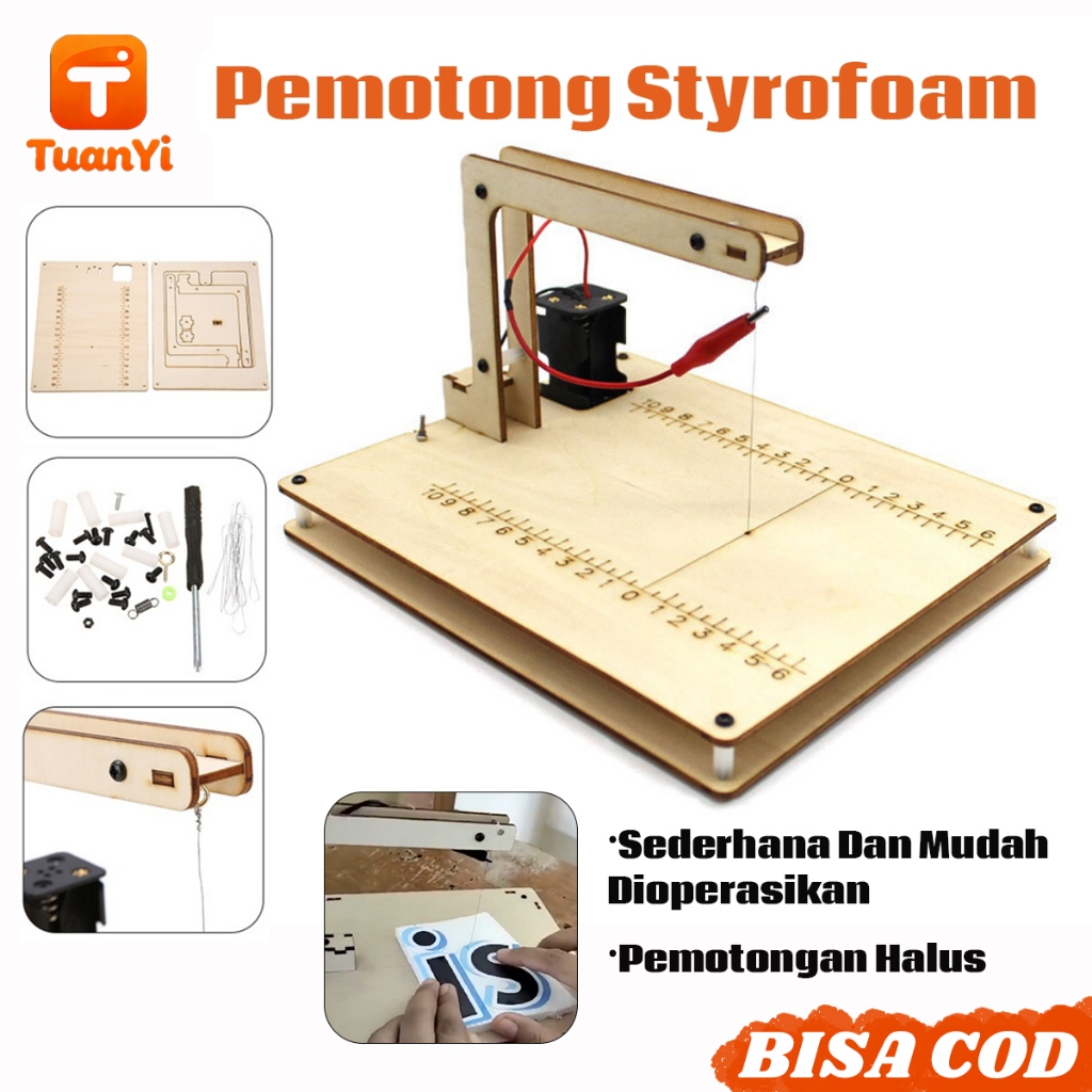 Jual Alat Potong Styrofoam Meja dengan Tombol On/Off | Pemotong Busa ...
