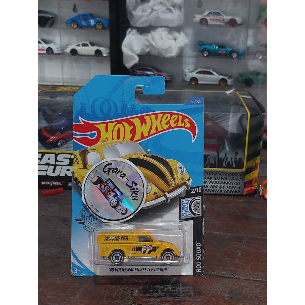 Jual HOT WHEELS 49 VOLKSAWAGEN BEETLE PICKUP MOON EYE KUNING 2018 (CARD ...
