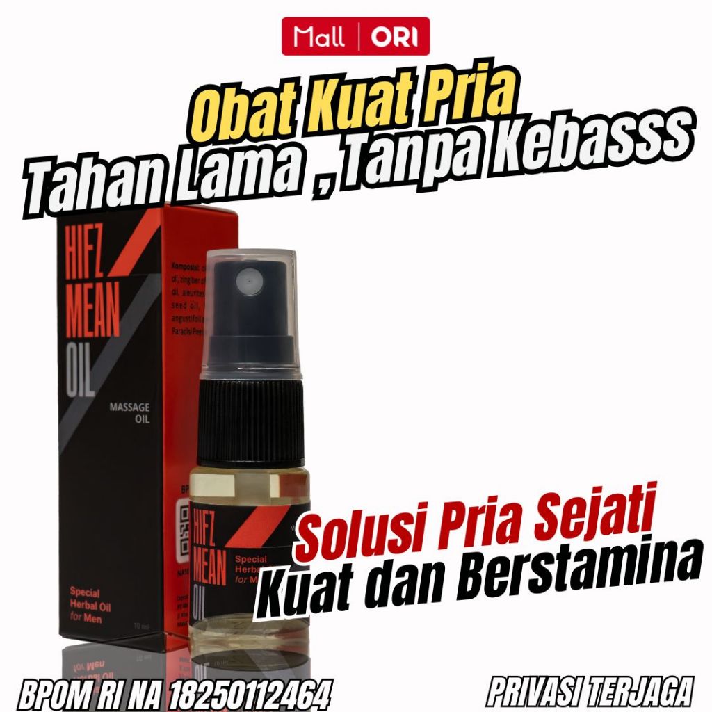 Jual HIFZ Mean Oil obat kuat Herbal Megic Spray Tahan Lama 10ml ...