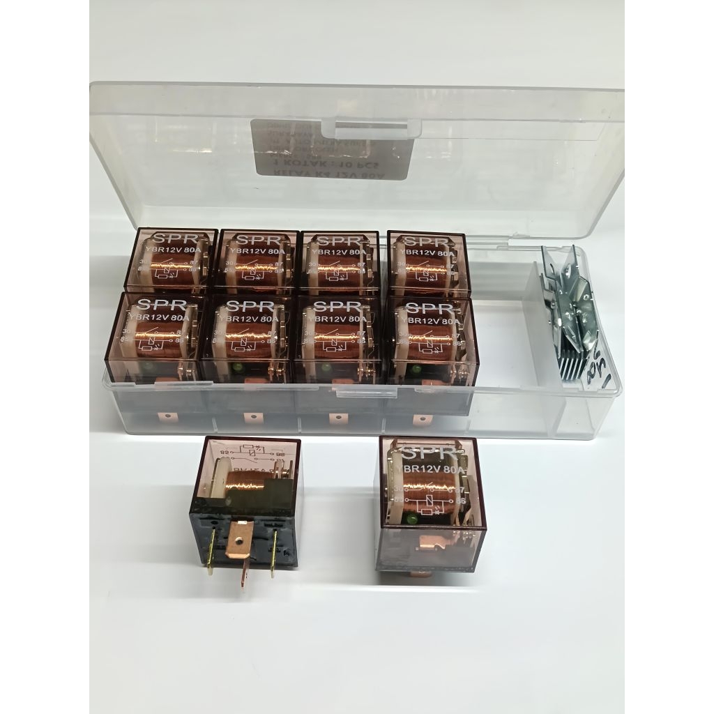 Jual Relay Klakson Transparan Rallay Mobil Untuk Lampu Biled 12 VOLT ...