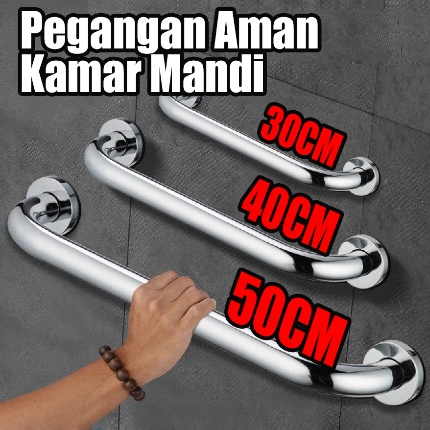 Jual 30/40/50/60cm Pegangan & Grab Bar Kamar Mandi/Bathtub/Toilet ...