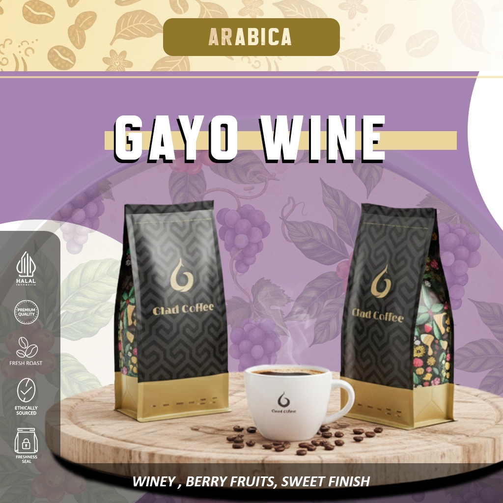 Jual Kopi Wine Gayo Aceh Biji Kopi Bubuk Arabika Wine Coffee Roast Bean ...