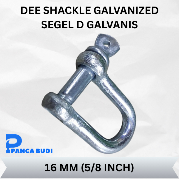 Jual Shackle Segel D Galvanis 16 mm M16 5/8 Inch Dee Galvanized Bow ...
