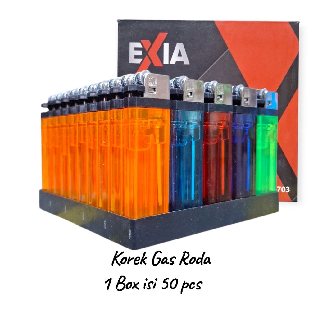 Jual HEMATkorek Gas Roda kotak(50 pcs)/korek api/korek roda/korek murah ...