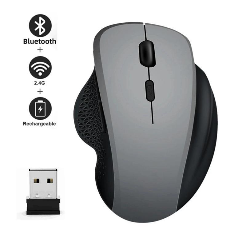 Jual Mouse Wireless Bluetooth Optical 2.4GHz Ergonomic 1600DPI ...