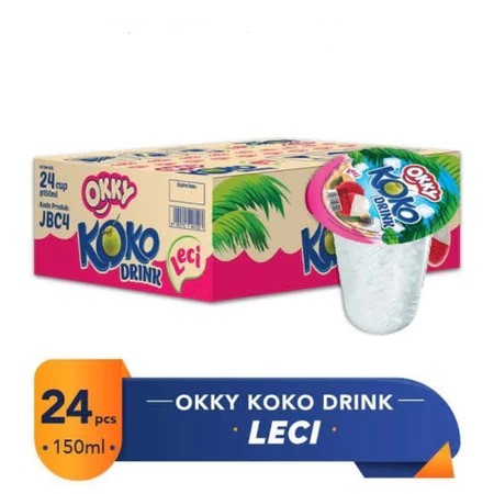 Jual OKKY KOKO DRINK LECI [ 1 DUS ISI 24 CUP X 145 ML ] | Shopee Indonesia