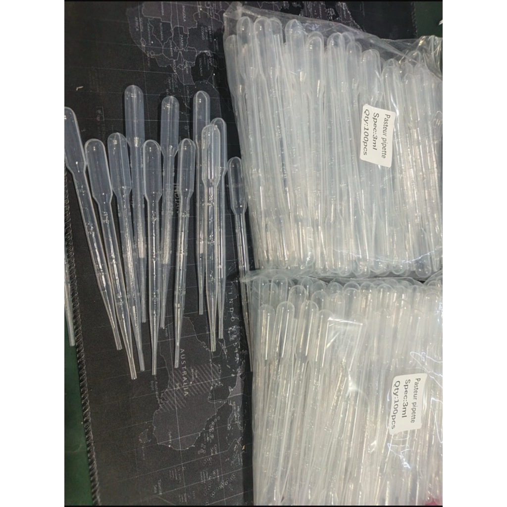 Jual PIPET TETES PLASTIK UKURAN 3ML ISI 100PCS PER PACK | DROP PIPETTE ...