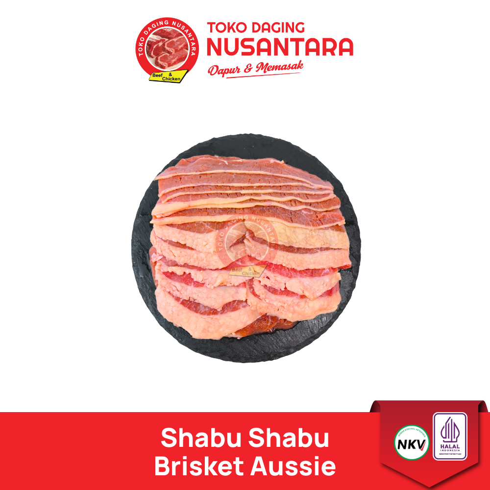 Jual Daging Slice Shabu Brisket AUS 500gr – Beef Slice Premium untuk ...