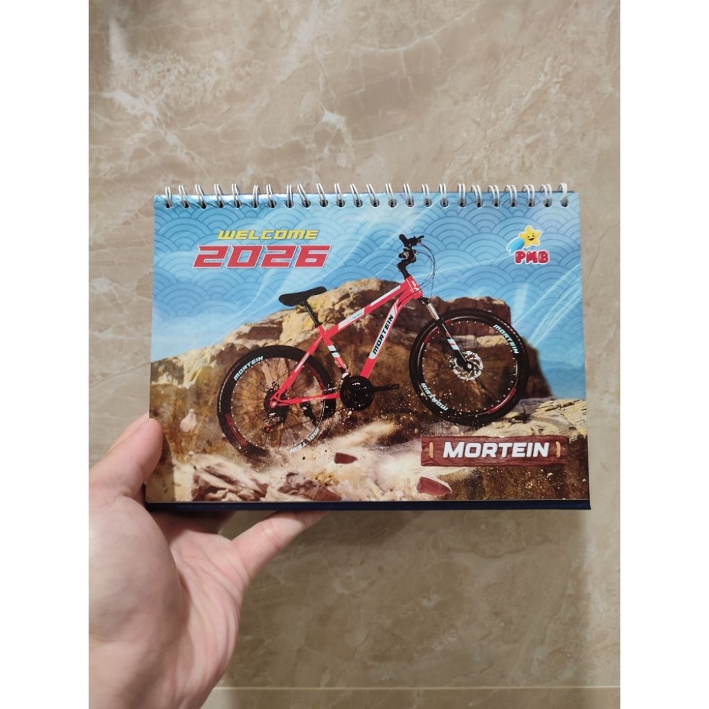 Jual KALENDER TAHUN 2026 MODEL DUDUK MERK SEPEDA PMB BAGUS | Shopee ...