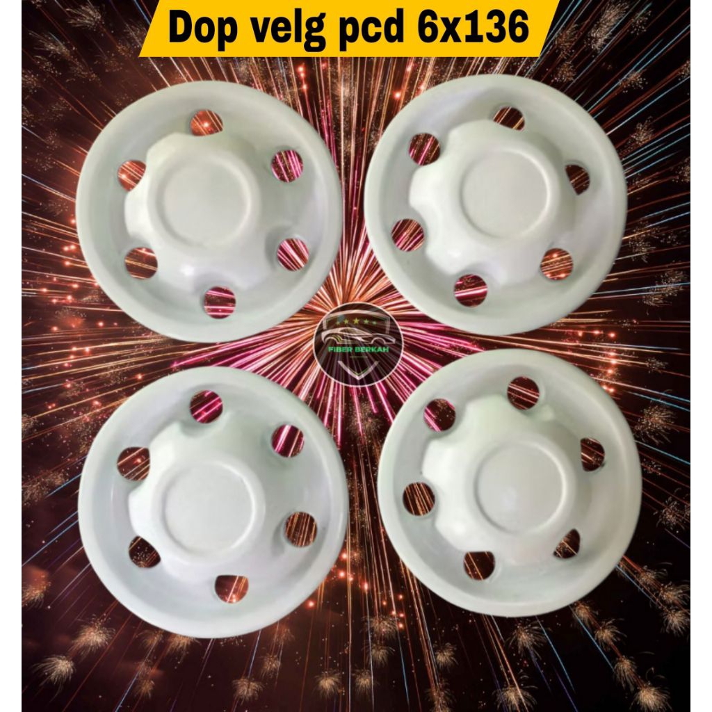 Jual dop velg kaleng bahan fiber pcd 6x139 (1set isi 4biji) | Shopee ...