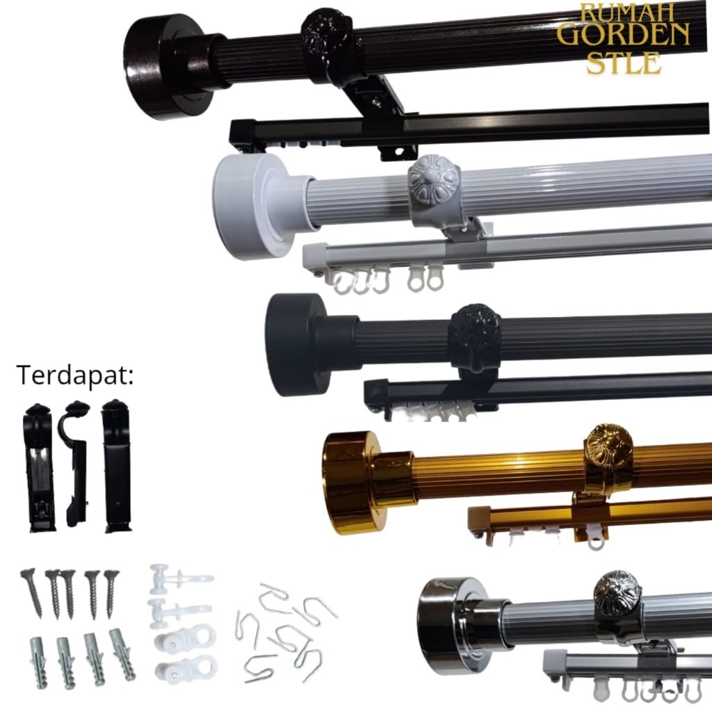 Jual Besi Gorden Double Fullset Batang Oval Hordeng Ganda dan Rel ...