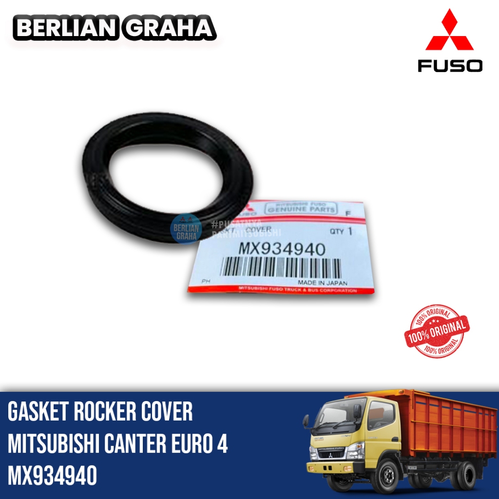 Jual GASKET ROCKER COVER MITSUBISHI Canter Euro 4 Original 100% ...