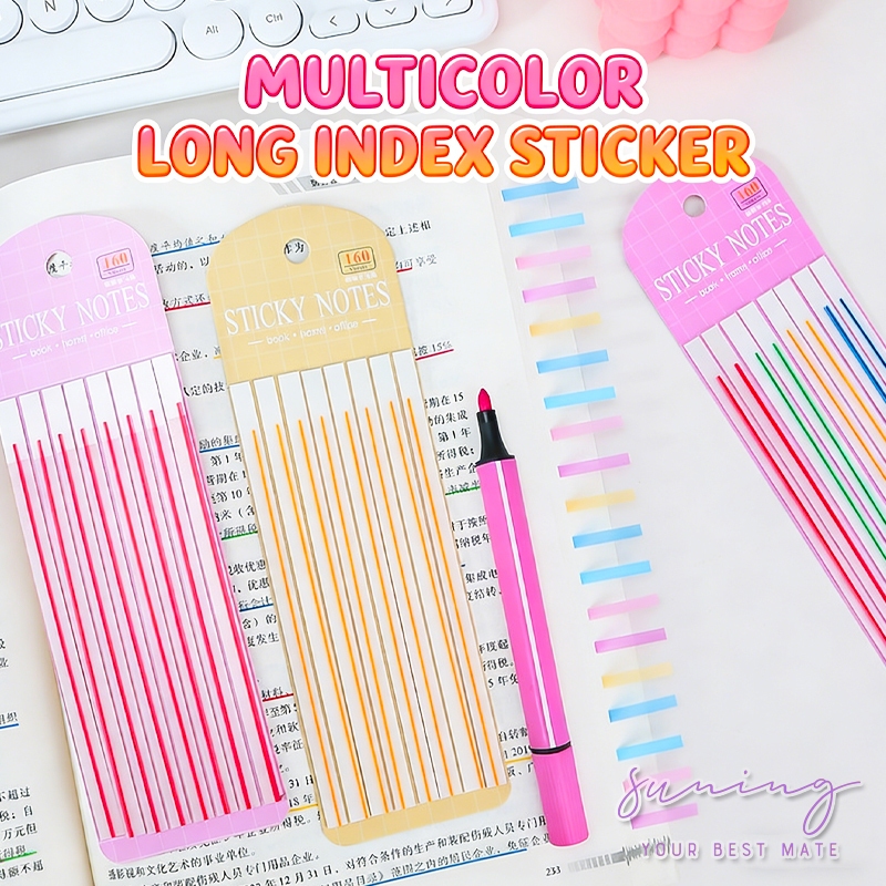 Jual 160 Lembar STRIP Panjang Transparan Sticky Note Transparent ...