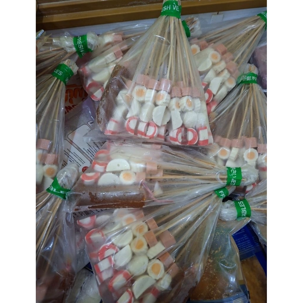Jual Sate Suki 25 tusuk plus bumbu bakaran | Shopee Indonesia