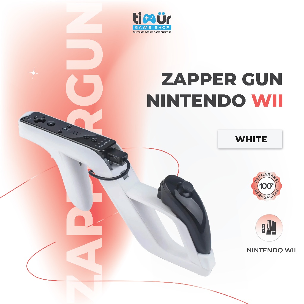 Jual Wii Zapper Gun Shooting Pistol Nintendo Wii Remote Controller ...