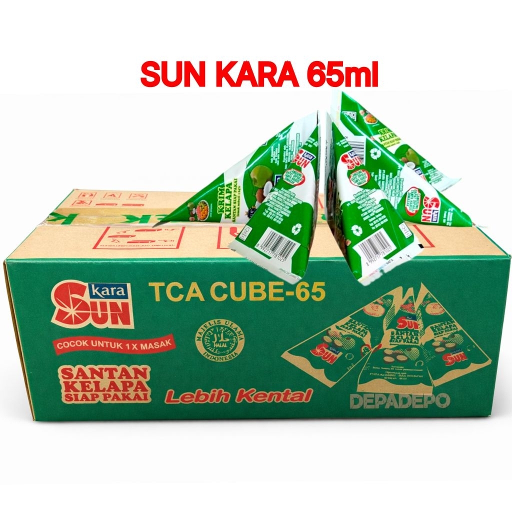 Jual Sun Kara 65ml - Pilihan isi 18 pcs atau 36 Pcs 1 Dus Santan Kelapa ...