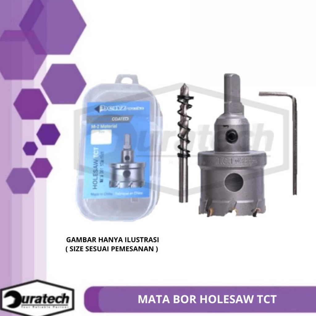 Jual Mata bor holesaw TCT 39mm / Mata bor plong metal besi Benz Werkz ...