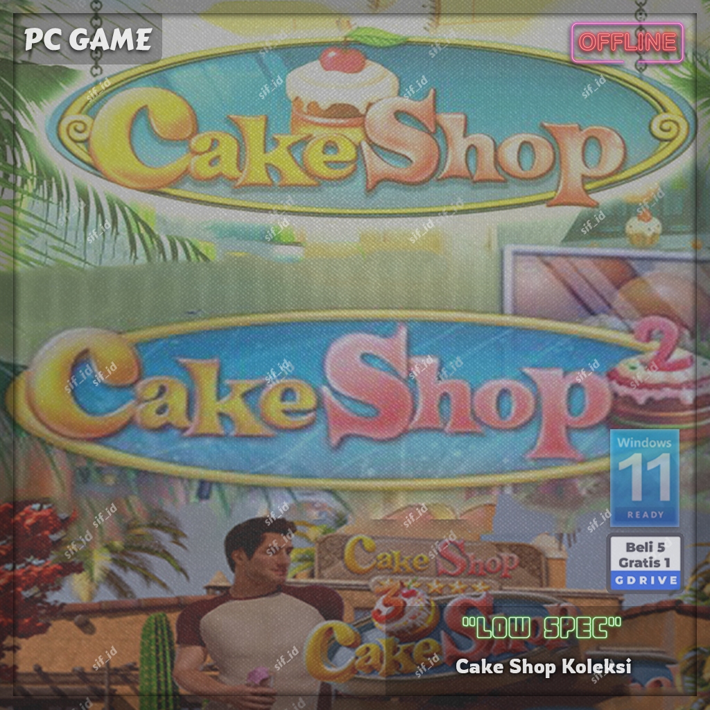 Jual Cake Shop Koleksi - Cake Shop 1 - Cake Shop 2 - Cake Shop 3 - Game ...