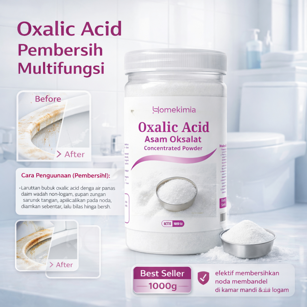 Jual Home Kimia Oxalid Acid - Pembersih Kamar Mandi Ampuh Anti Ribet ...