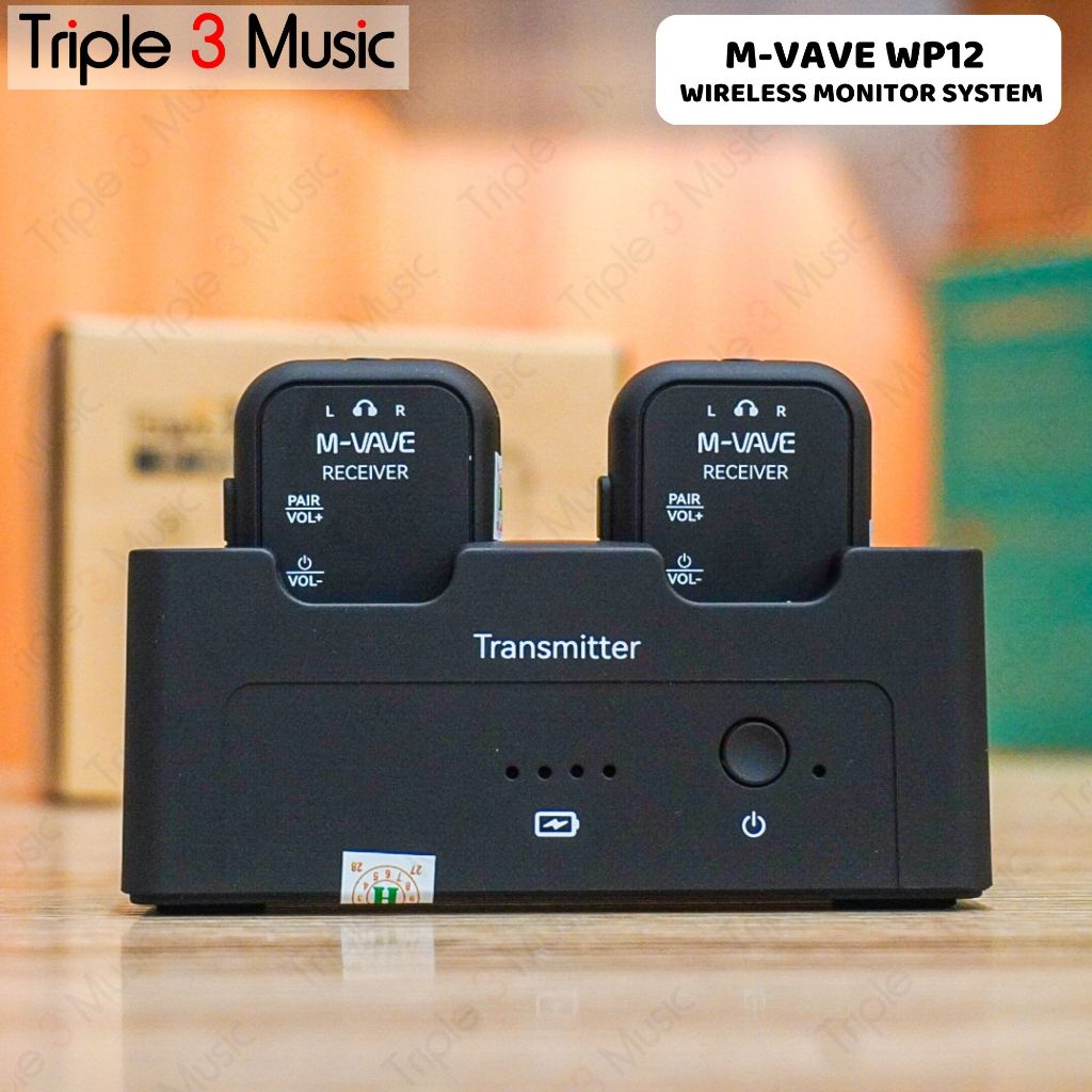 Jual M-VAVE WP 12 WP12 SWS 12 SET TX DAN RX wireless in ear monitor iem ...