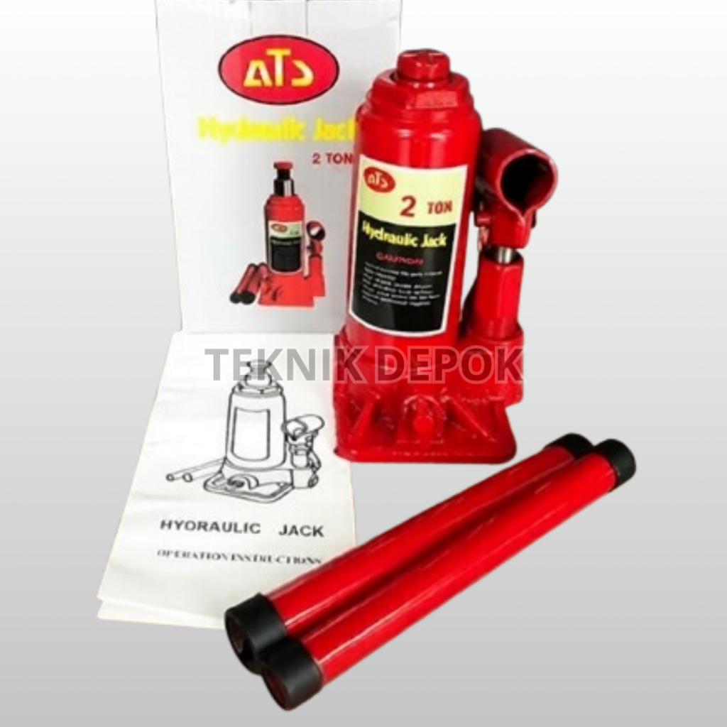 Jual Dongkrak Botol Hidrolik 2 ton Hydraulic Bottle Jack 2T Pengangkat ...