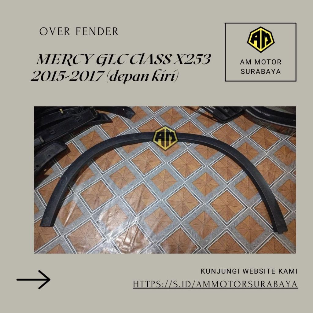 Jual OVER FENDER MERCY GLC ClASS X253 2015-2017 (depan kiri) | Shopee ...