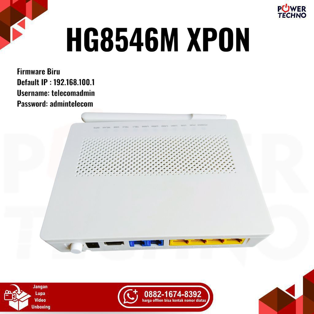 Jual ONT HG8546M XPON GPON EPON NEW BUKAN HS8346R5 HG8245H5 HS8545M5 ...