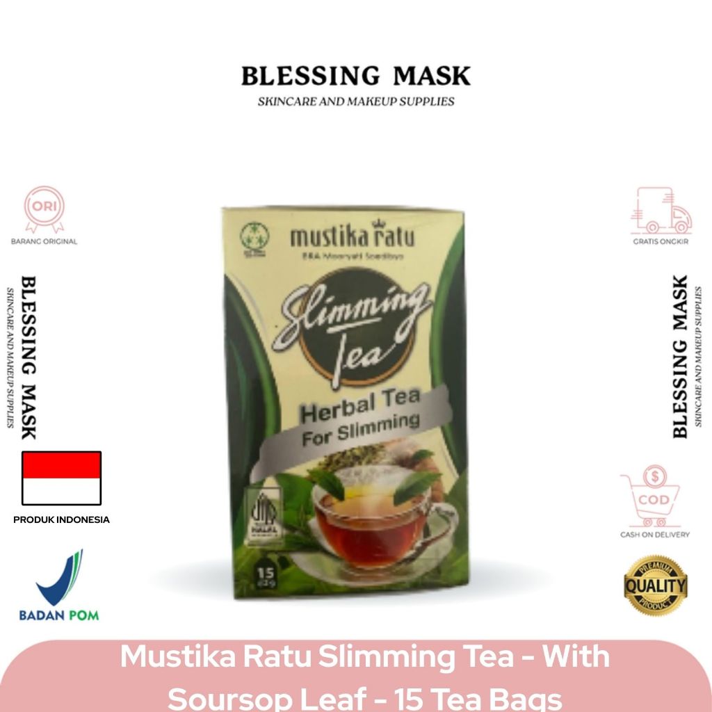 Jual Mustika Ratu Slimming Tea - With Soursop Leaf - 15 Tea Bags ...