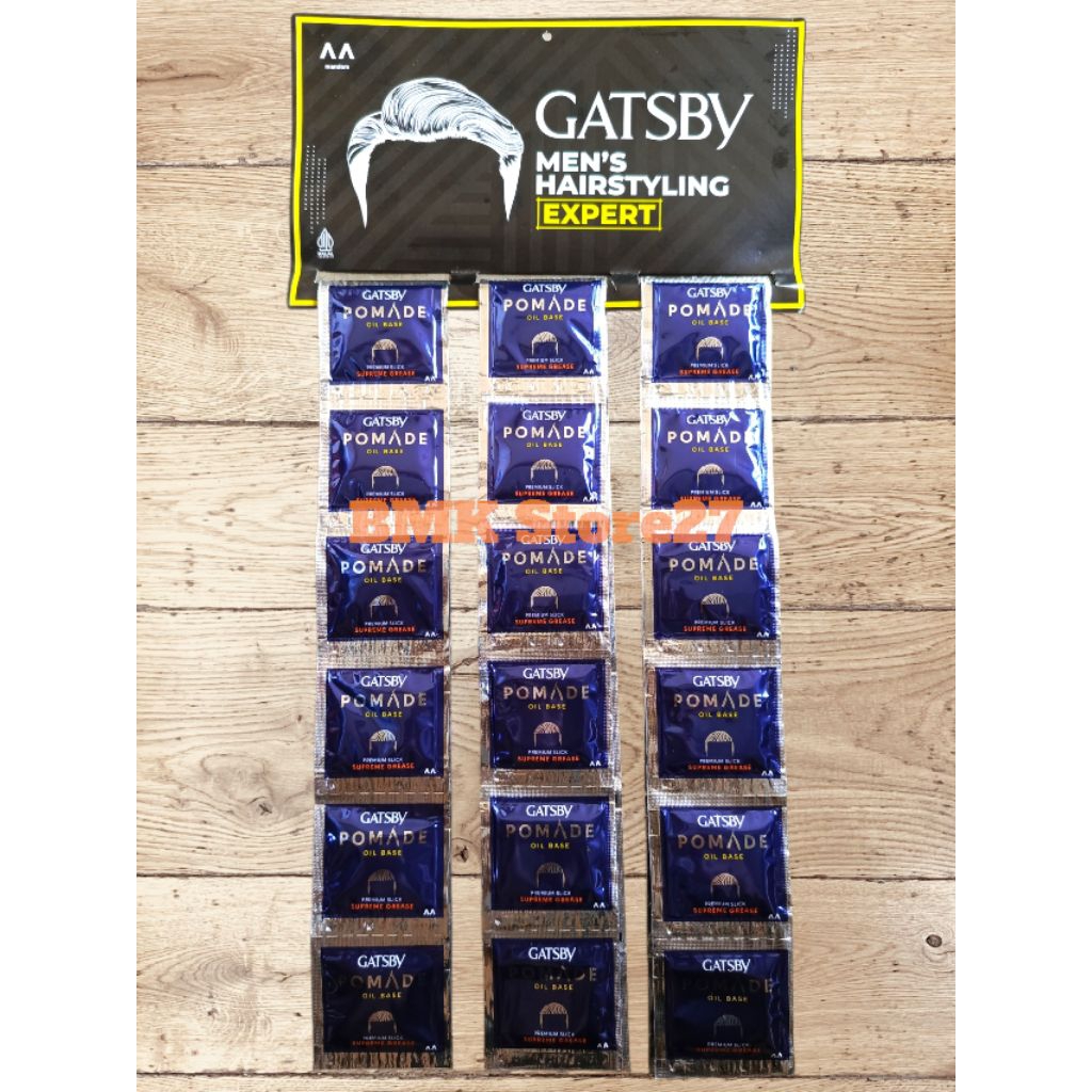 Jual Gatsby Pomade sachet - Gatsby Pomade Minyak Rambut - 1 Pack Isi 36 ...