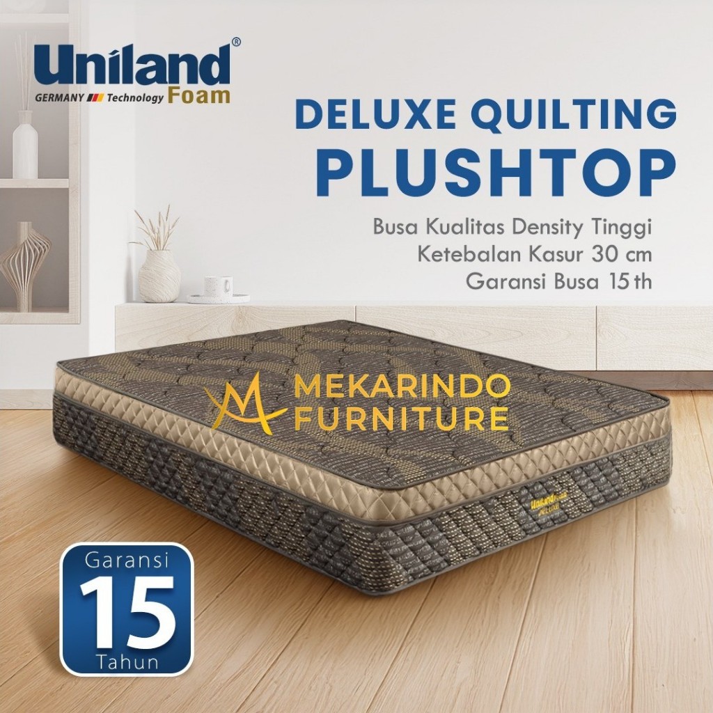 Jual Matrass Uniland Busa Foam Deluxe Quilting Plushtop 180 x 200 ...