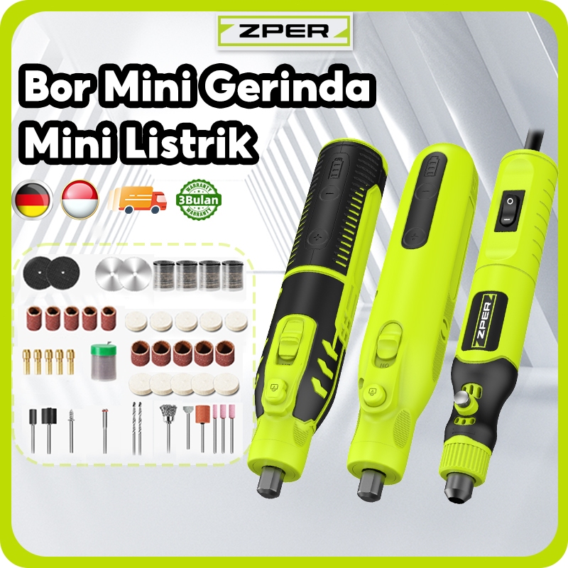 Jual [Pengiriman segera] ZPER 231Pcs/Bor Mini Gerinda Mini Set Lengkap ...