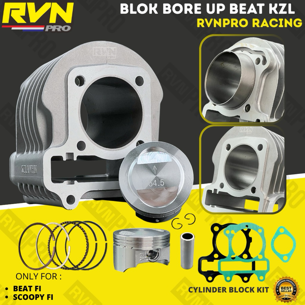 Jual BLOK SEHER BORING BORE UP BEAT FI SCOOPY F1 54,5 MM KZLA KZL ...