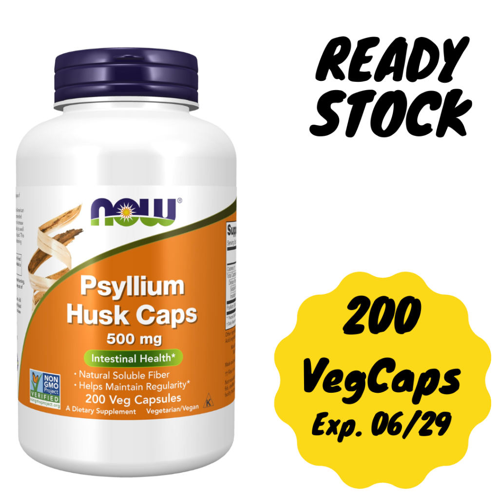 Jual ORI USA Now Psyllium Husk Caps | Shopee Indonesia
