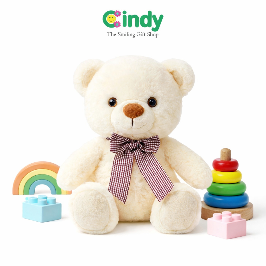 Jual Cindy Teddy Bear Harita Boneka Beruang Plush Cindy 35cm Lembut ...
