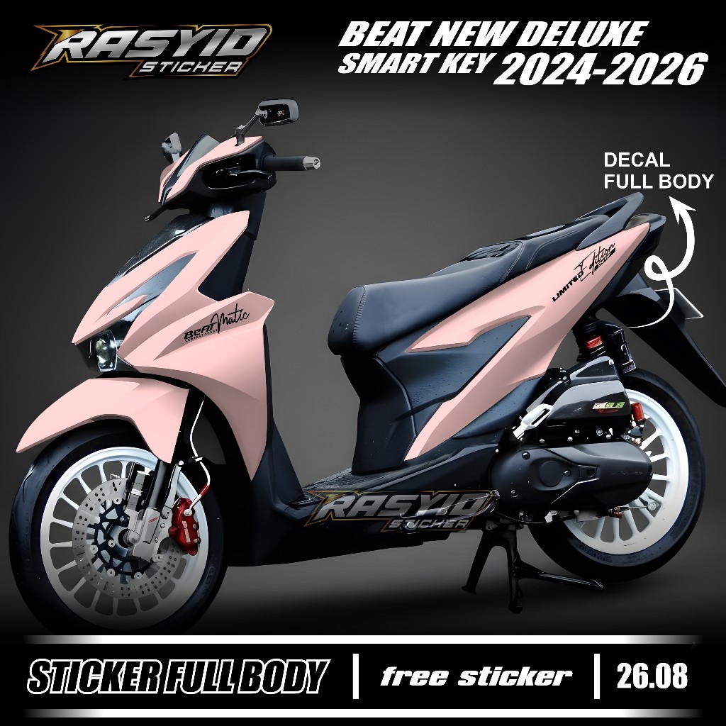 Jual COD Terbaru Sticker Honda Beat Deluxe Gen 2 Remot Beat CBS New ...