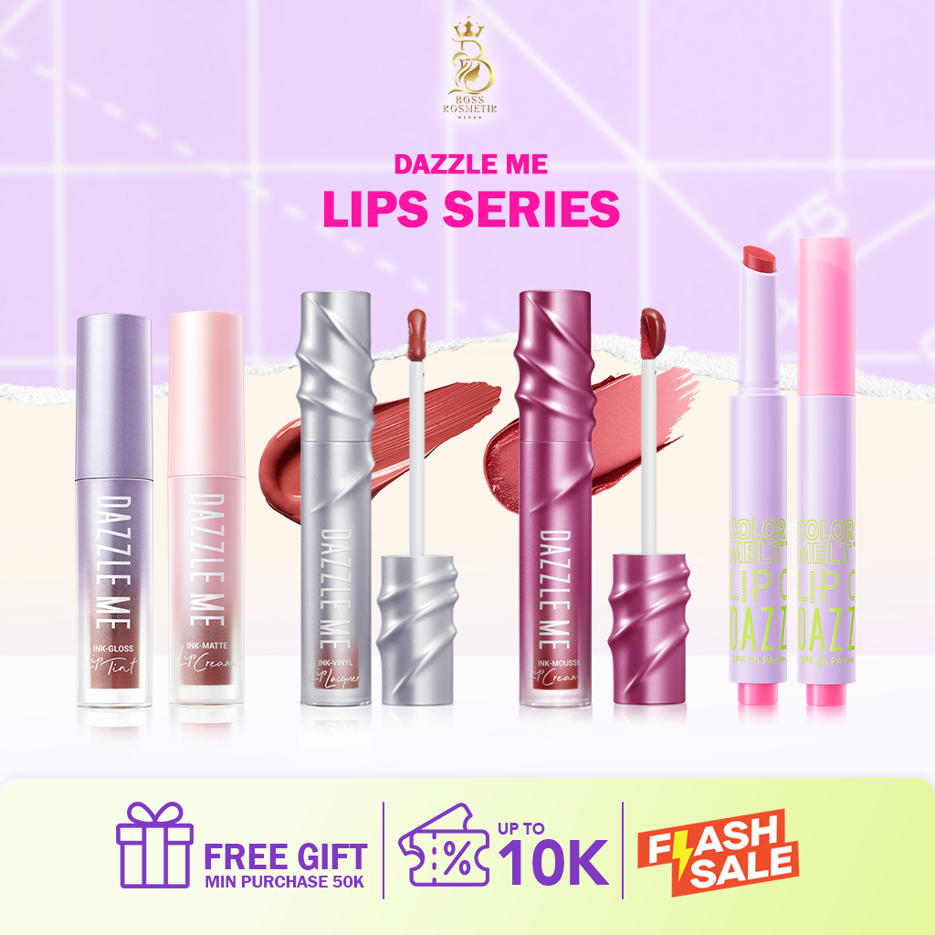 Jual DAZZLE ME Lip series : Ink Series Ink-Matte Ink-Gloss Vinyl Mousse ...