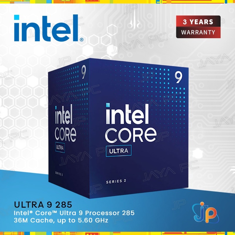 Jual Processor Intel Core Ultra 9 285 Box Arrow Lake Socket LGA 1851 ...