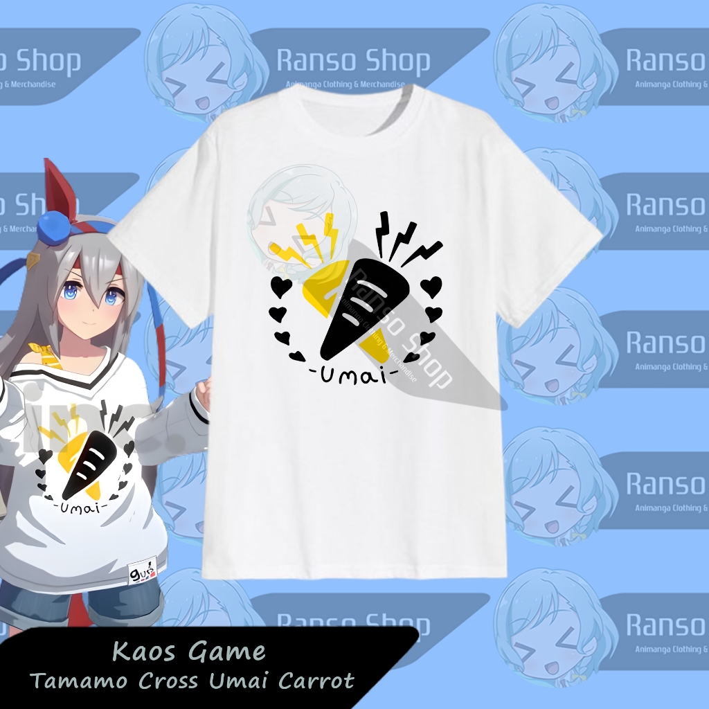 jual-t-shirt-game-uma-musume-tamamo-cross-umai-wortel-kaos-anime-game
