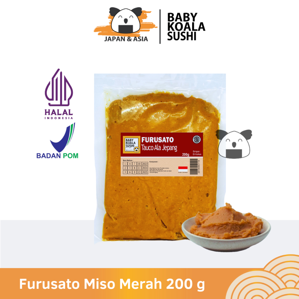 Jual FURUSATO Pasta Miso Merah 200 g Halal | Tauco Ala Jepang untuk Sup ...