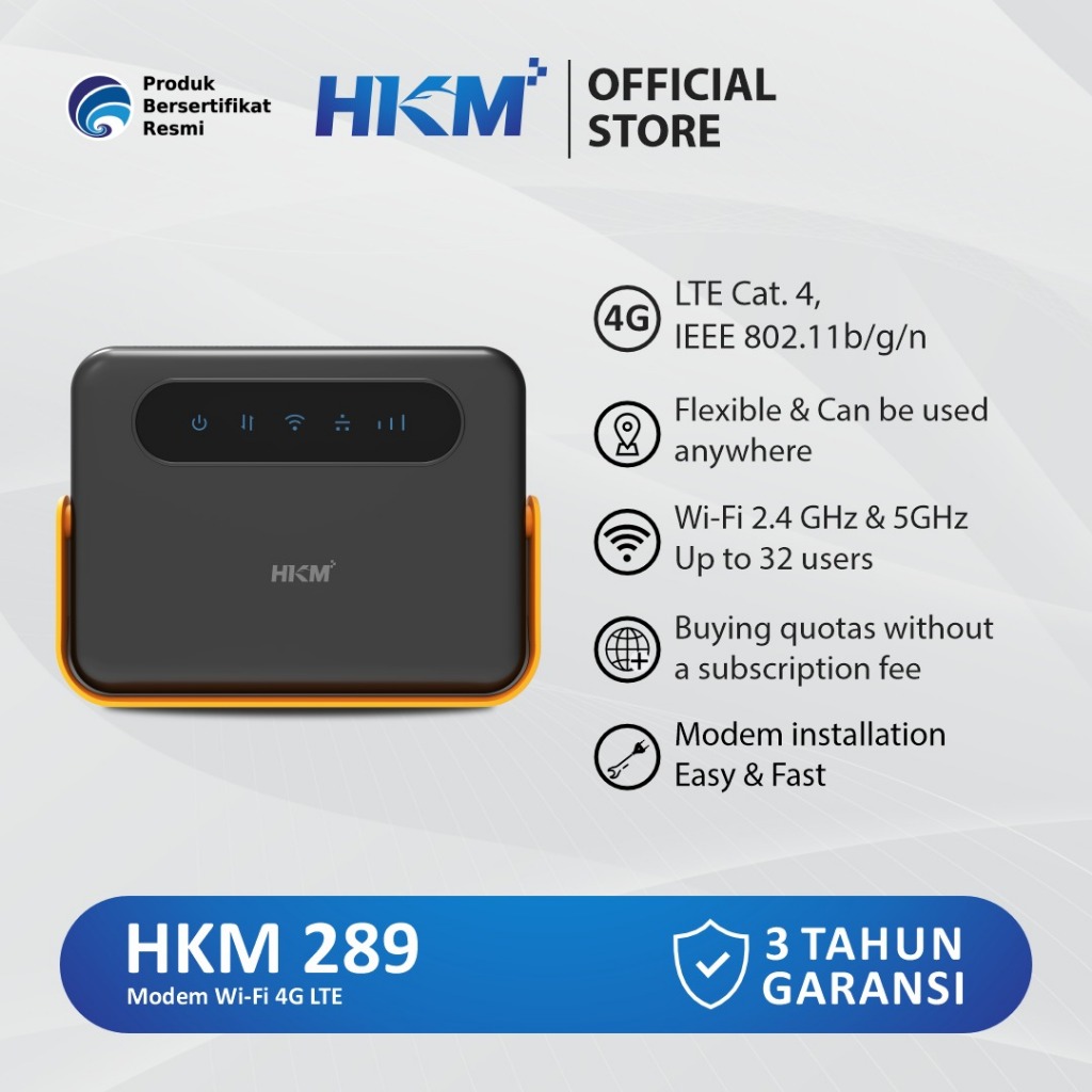 Jual Indosat HiFi Air HKM289 WiFi Modem Internet 4G LTE 215Gb | Shopee ...