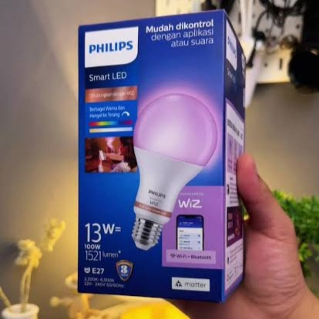Jual Philips Smart LED Connected by WiZ Bulb 13 Watt | Shopee Indonesia