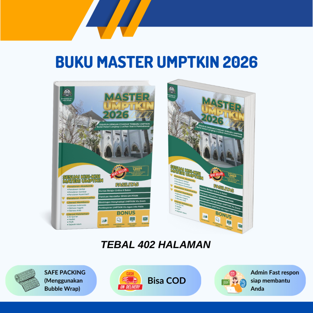 Jual SISTEM TERBARU UMPTKIN 2026 | Buku Master UMPTKIN | Persiapan SSE ...