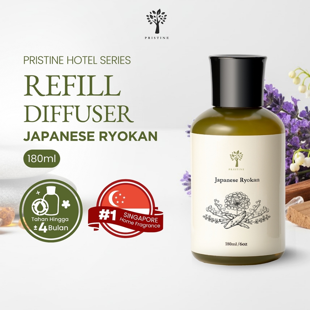 Jual Pristine Reed Diffuser Refill Japanese Ryokan 180ml - Hotel Series ...
