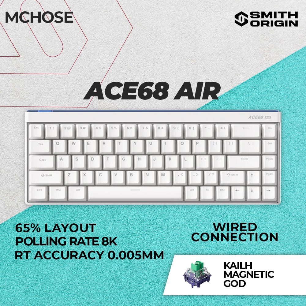 Jual MCHOSE Ace 68 Air Hall Effect Magnetic Switch Gaming Keyboard - EX ...