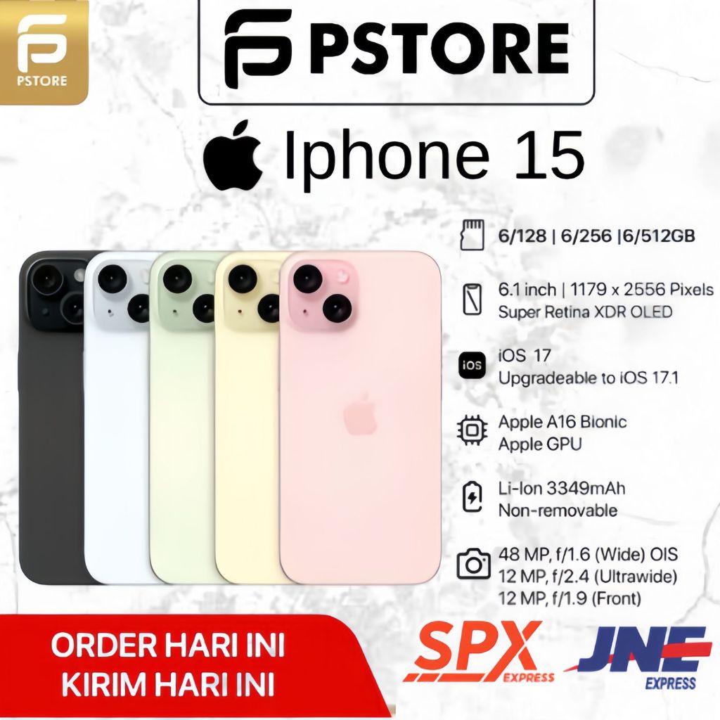 Jual Handphone 15 128 GARANSI INTERNASIONALL | Shopee Indonesia